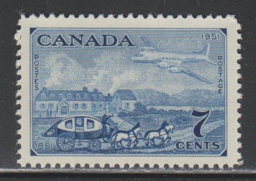 Canada, 7c Stagecoach & Plane (SC# 313) MNH | Canada, General Issue ...