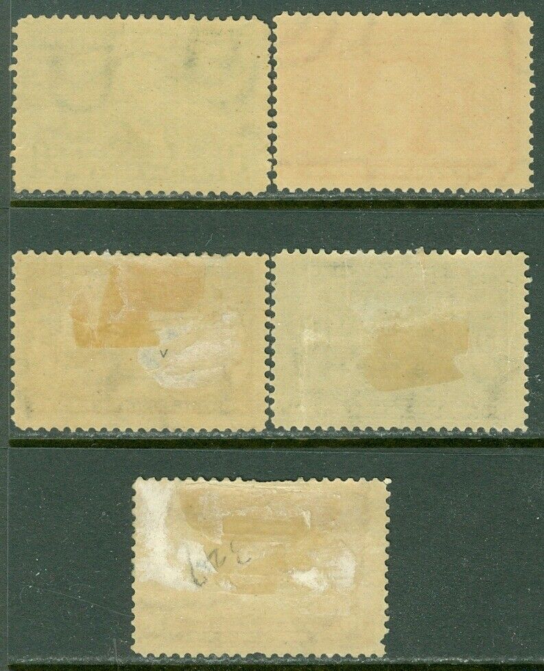 USA 1904 Scott #323-27 Mint Original Gum. Minor faults. Cat $305 ...