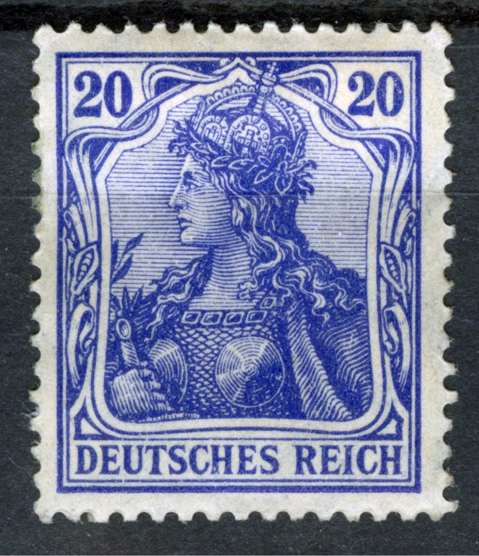 Germany STAMP, 1902 - Inscription "DEUTSCHES REICH", WITHOUT WATERMARK ...