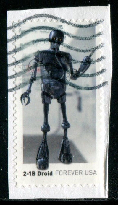5581 US (55c) Star Wars Movie Droids SA, used on paper | United States ...
