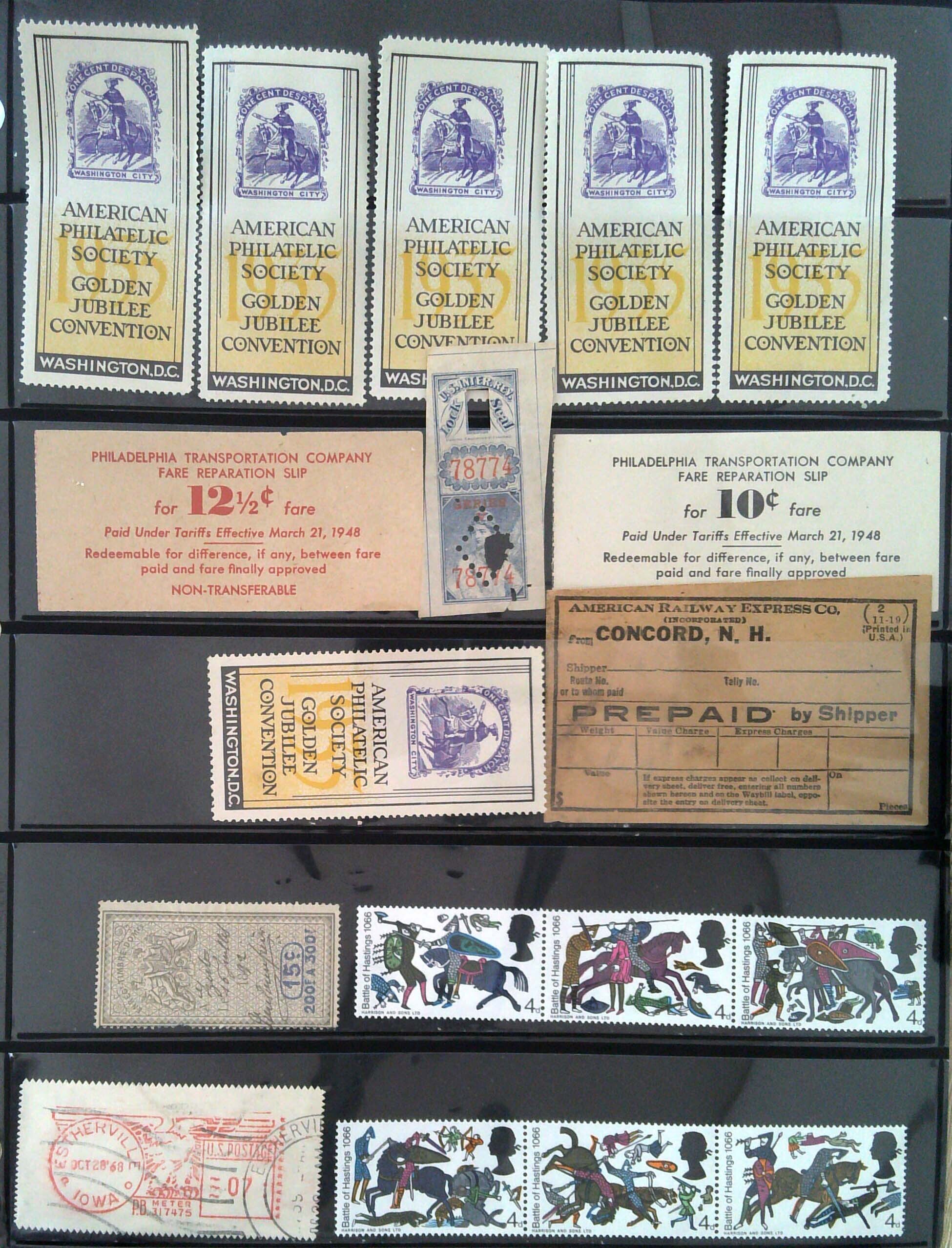 Various stamps and labels lot | United States, Stamp / HipStamp
