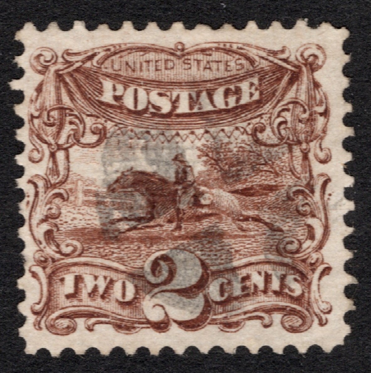 Used 1869 2c Horse and Post Rider Pictorial Stamp, Scott #113 | United ...