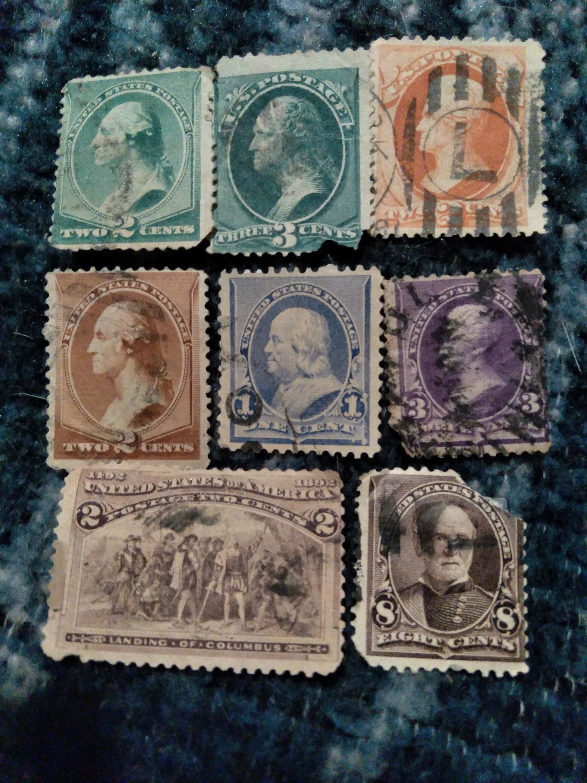 8: 1800s ONLY! ALL DIFFERENT 1 torn Used XF Extra-Fine Lowest Price ...