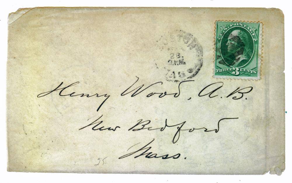 Boston to New Bedford, Massachusetts Bank Note Cover, Fancy Cancel ...