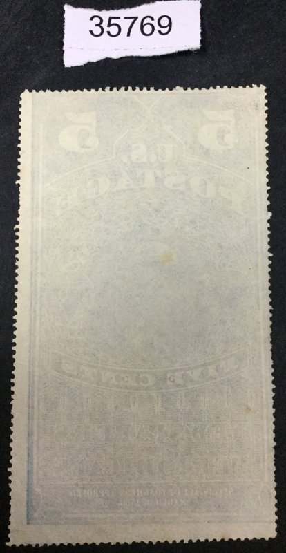 US Stamps #Pr1 NO GUM as Issued $750 LOT #35769 | United States ...