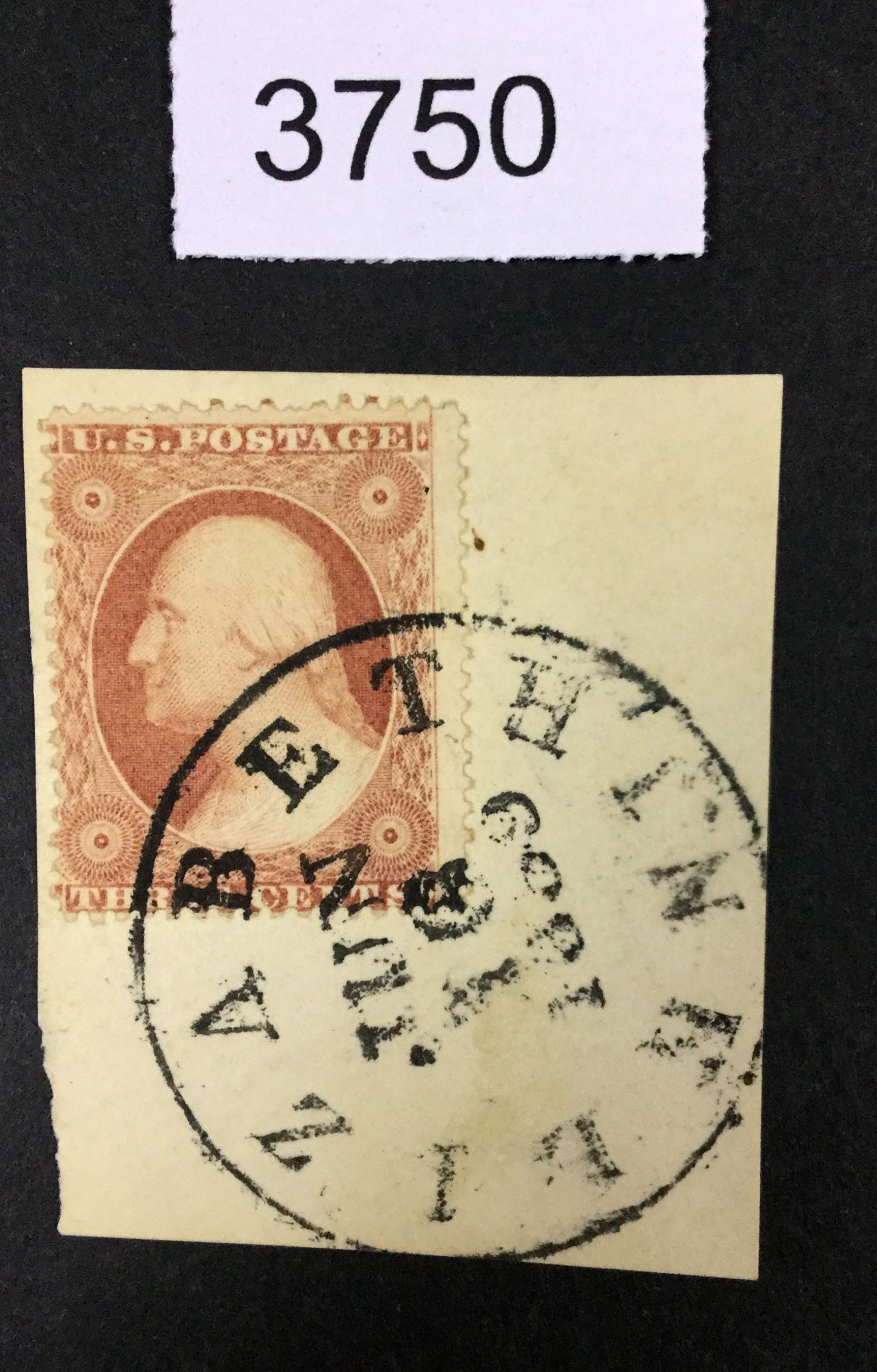 US Stamps #26 Used FEB 16 LOT #3750 | United States, General Issue ...