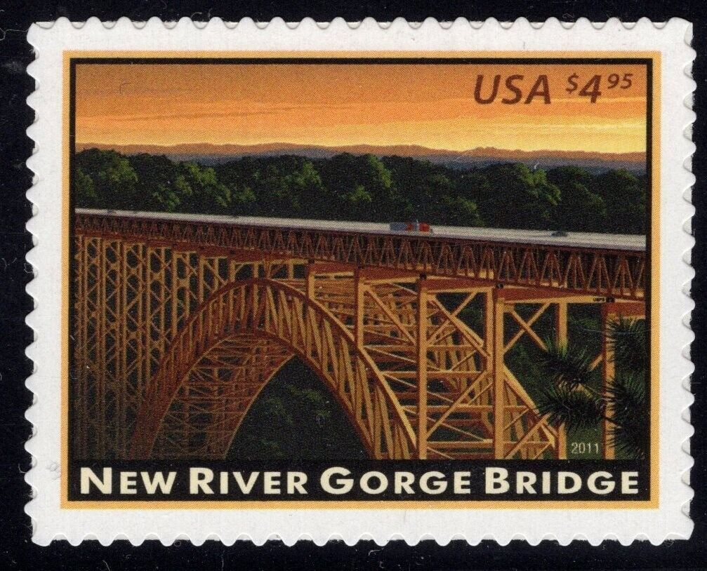 U.S. - 4511 - New River Gorge Bridge - EXTRA FINE - Never Hinged ...