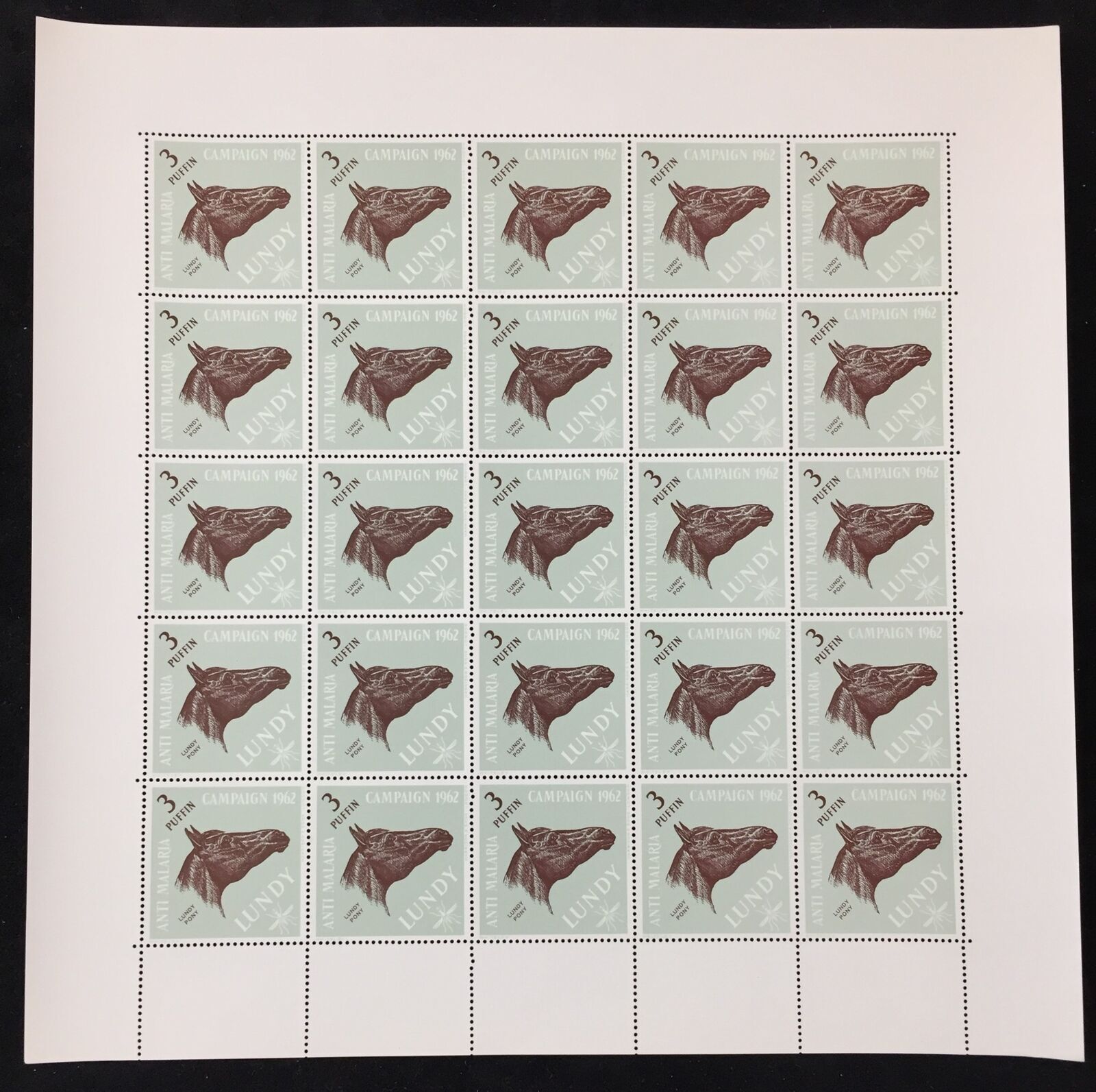 Lundy 1962 Anti Malaria Wildlife Sheets MNH x 6 UK313 | Great Britain ...