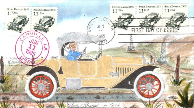 #2131 Stutz Bearcat 1933 PNC Ham FDC | United States, General Issue ...
