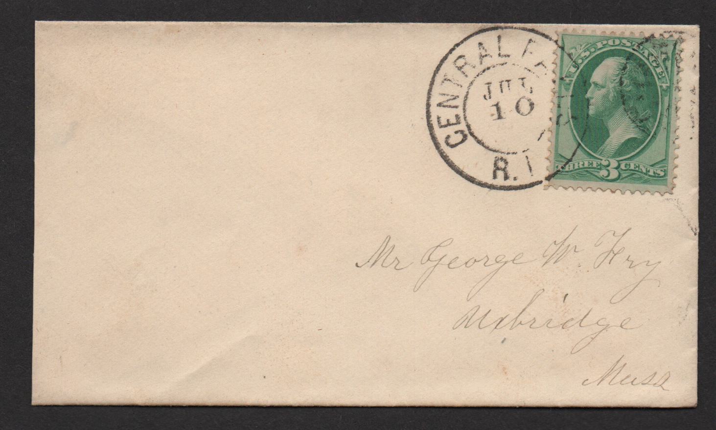 $ Central Falls RI. DPO July 10 CDS XF strike | United States, Stamp ...
