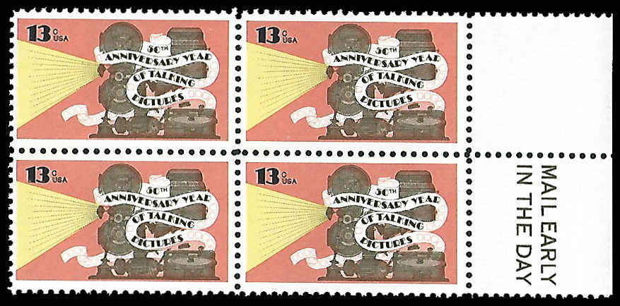 PCBstamps US #1727 CW 52c(4x13c)Taking Pictures, MNH, (CW-4) | United ...