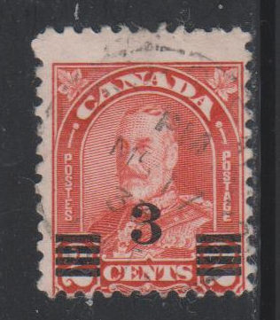 Canada, 3c King George V (SC# 191a) USED | Canada, General Issue Stamp ...