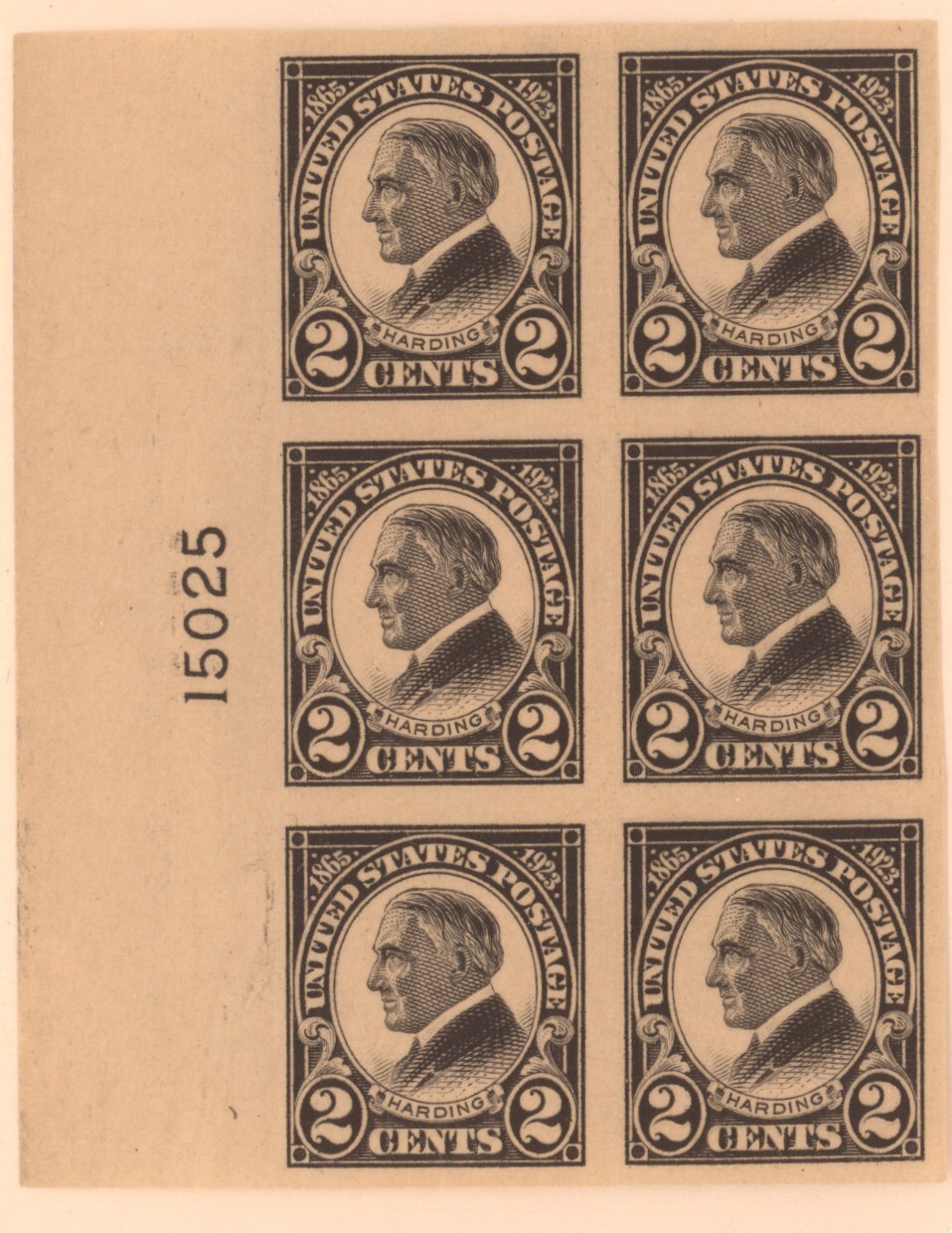 United States, Scott #611, MH, Plate Block 6 | United States, General ...