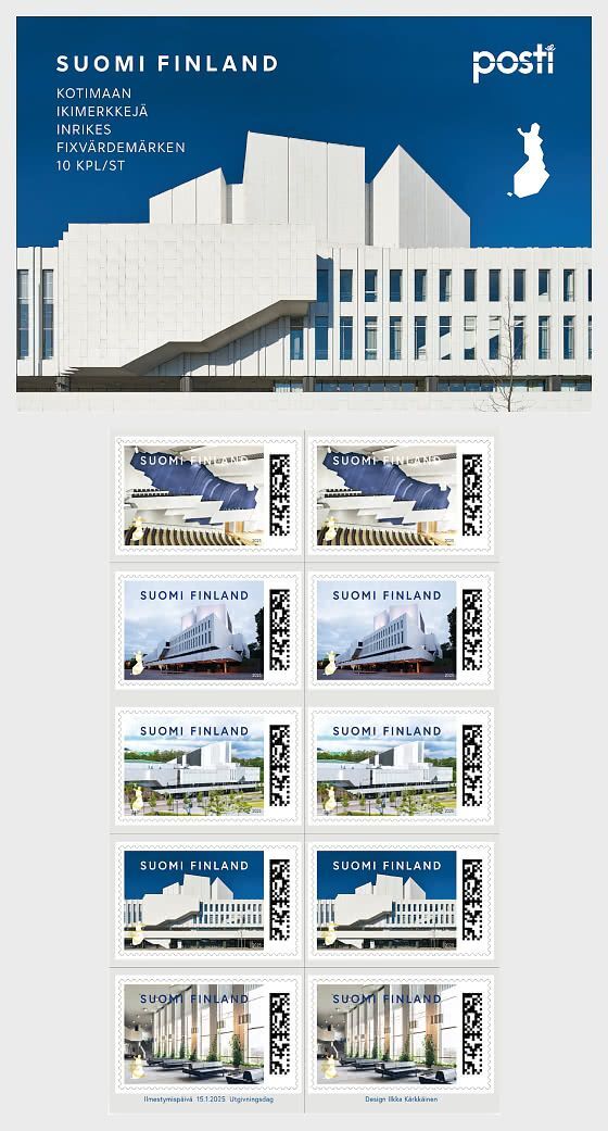STAMPS 2025 - Finland Hall - Sheet | Europe - Finland, General Issue ...