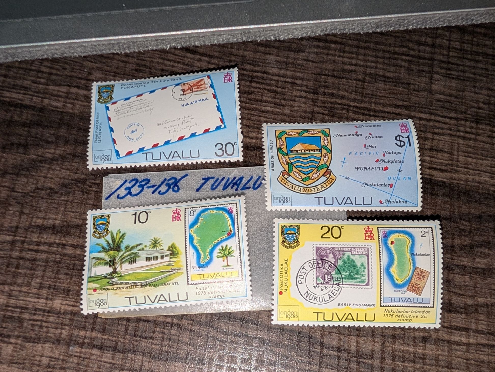Tuvalu #133-136 MNH | Australia & Oceania - Tuvalu, General Issue Stamp ...