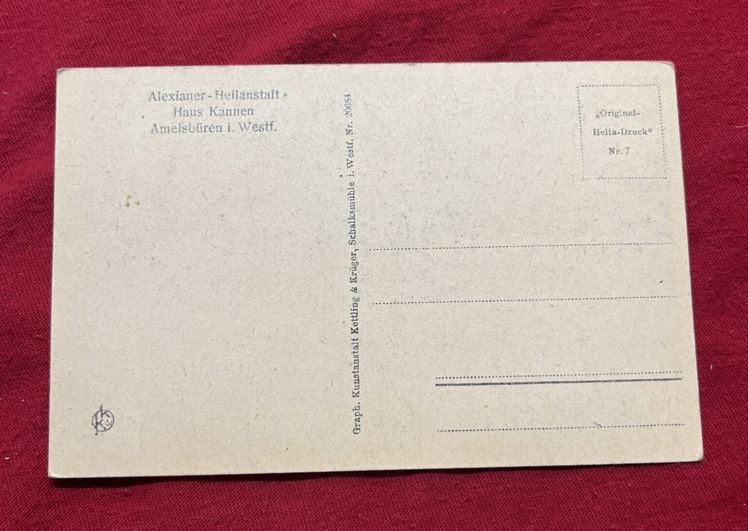 WW1 WWI Imperial German Deutsches Reich Church Altar photo postcard ...