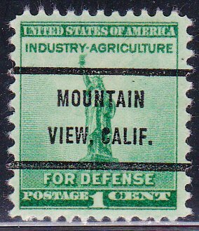 Precancel - Mountain View, CA PSS 899-72 - Bureau Issue | United States ...