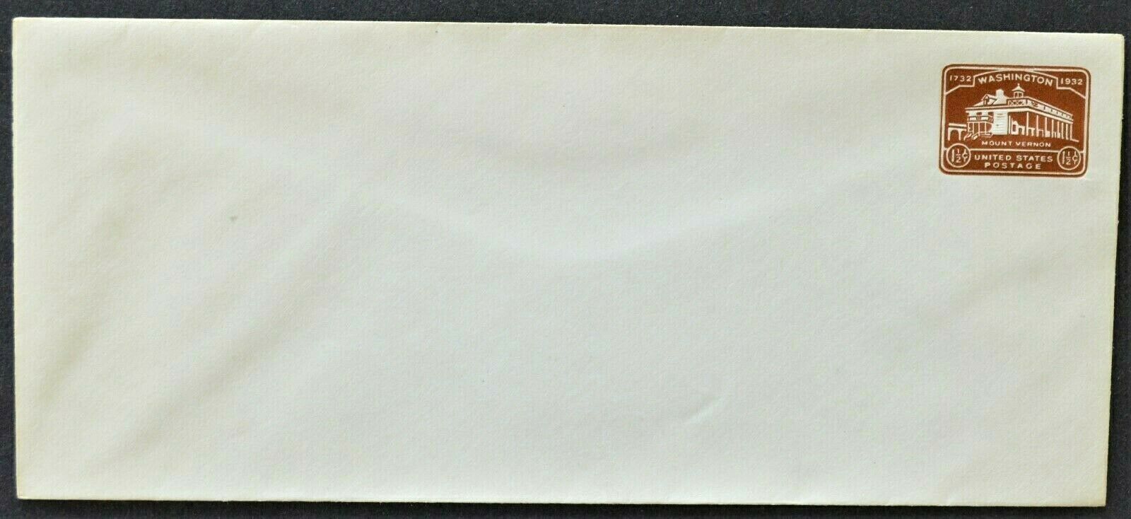 1932 US Sc. #U524 stamped envelope 1-1/2 cent mint, very good shape ...