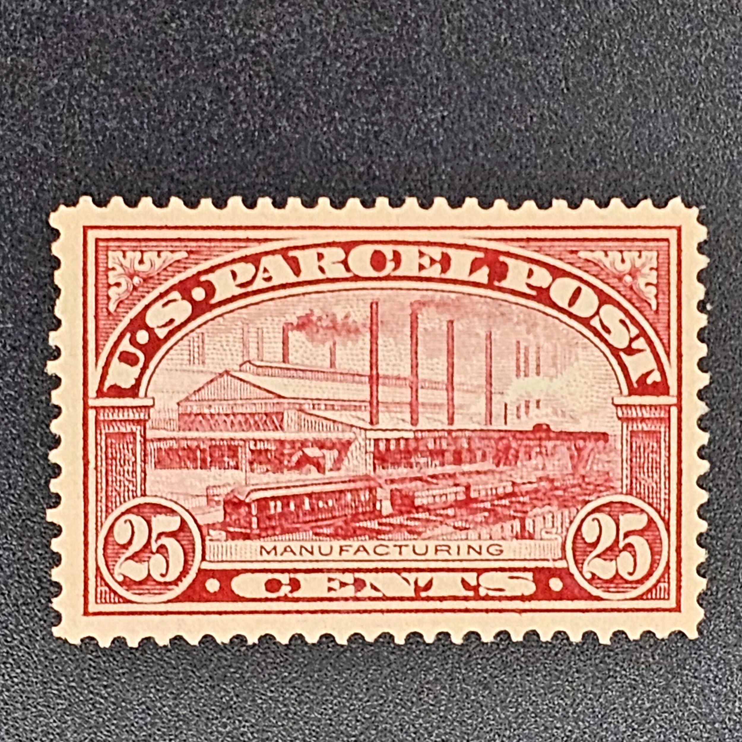 Q9 Parcel Post stamp original hinged gum | United States, Parcel Post ...