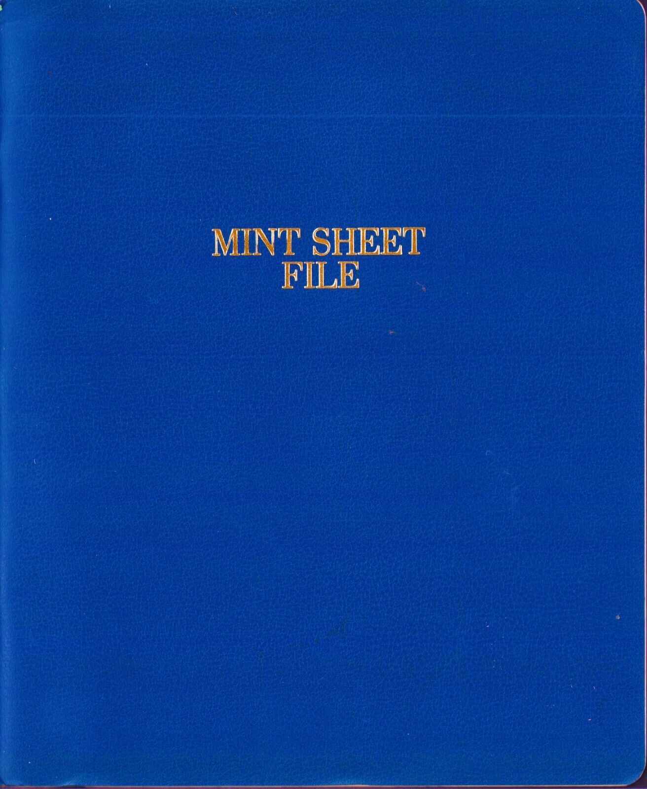 Harco Mint Sheet File 14 Pages 3 Pocket Ea. Glassine Traditional Style ...