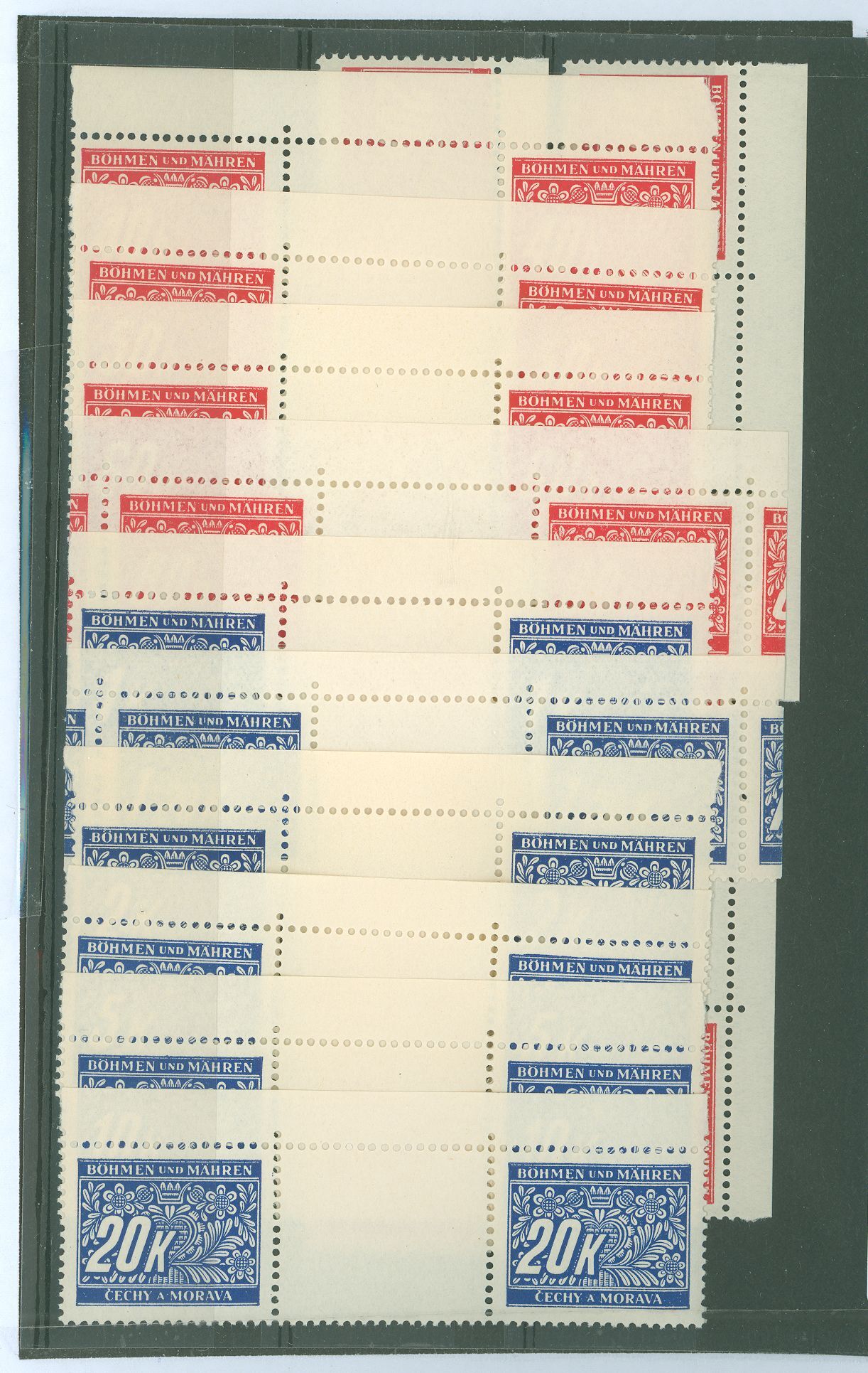 Czechoslovakia/Bohemia & Moravia #J1-14 Mint (NH) Single (Complete Set ...