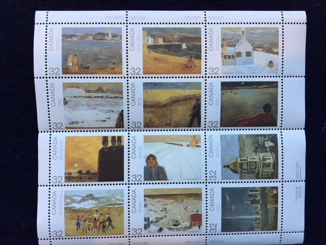Canada – 1984 – Mini-sheet of 12 Landscape Stamps–SC# 1016-1027-MNH ...