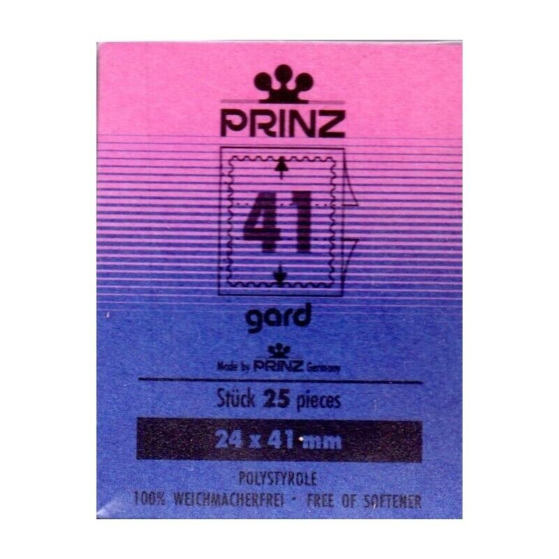 Prinz Gard Stamp Mounts cut to size BLACK backed choice of sizes like ...