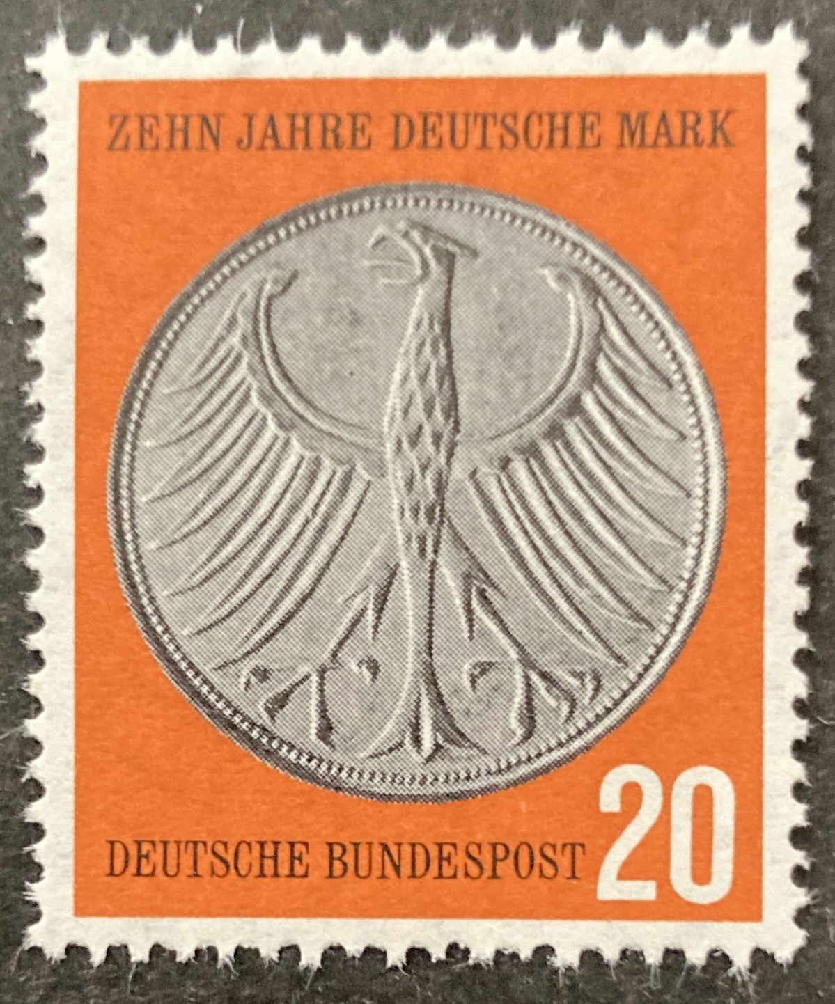 Germany 1958 #787, Heraldic Eagle, MNH. | Europe - Germany & Colonies ...