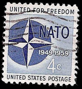# 1127 USED NATO | United States, General Issue Stamp / HipStamp