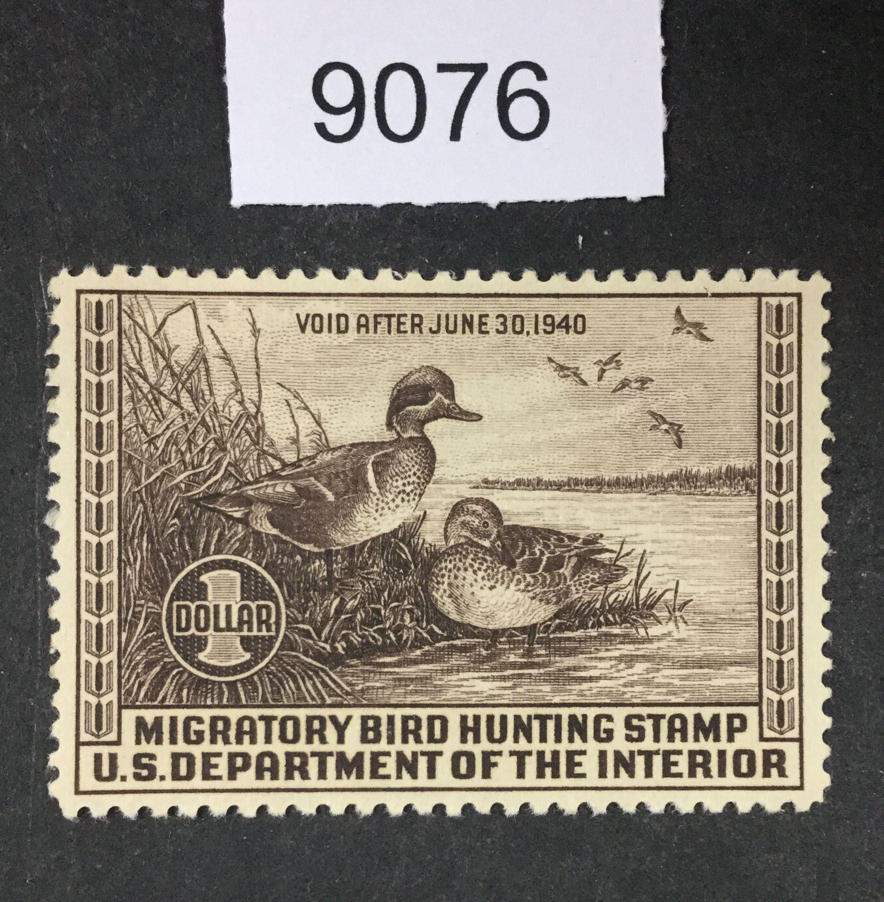 US Stamps # RW6 Mint OG NH Vf+$220 LOT #C 9076 | United States, Duck ...