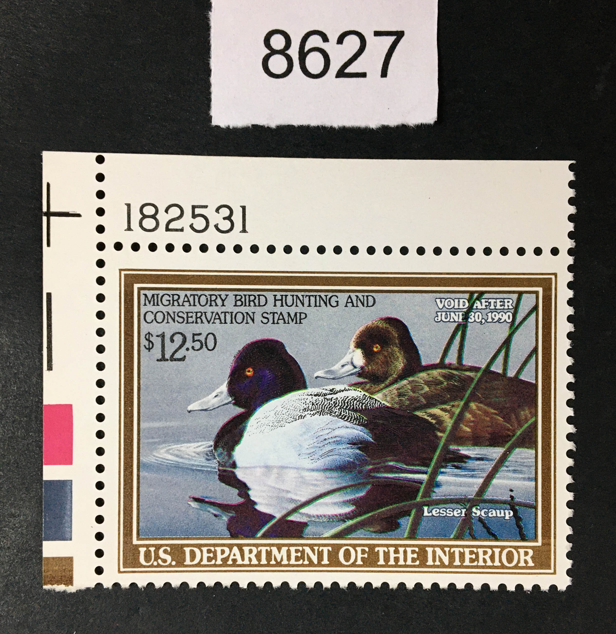 US Stamps # Rw56 Plate Single Mint OG NH LOT #8627 | United States ...