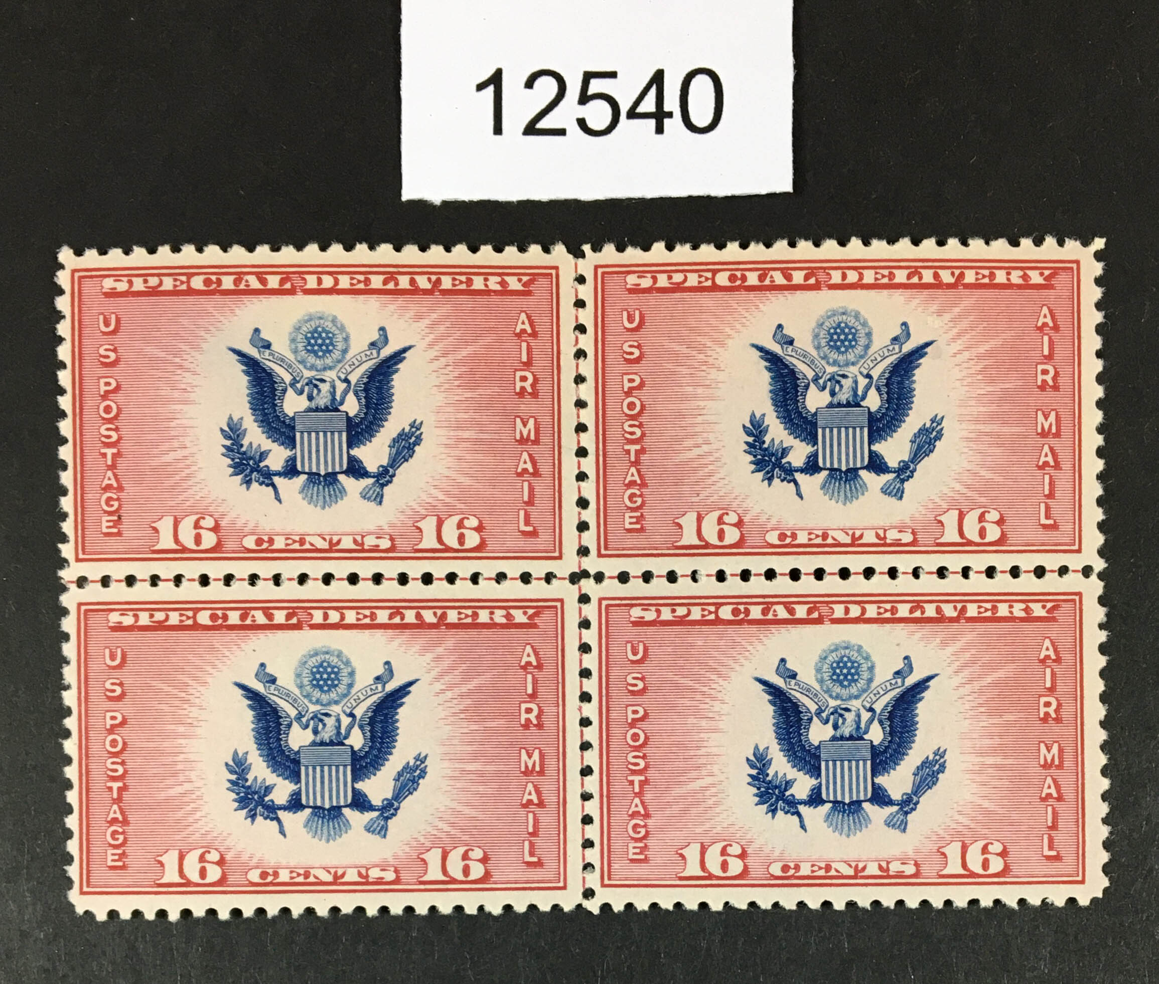 US Stamps # CE2 Mint OG NH Center Line Block LOT #12540 | United States ...
