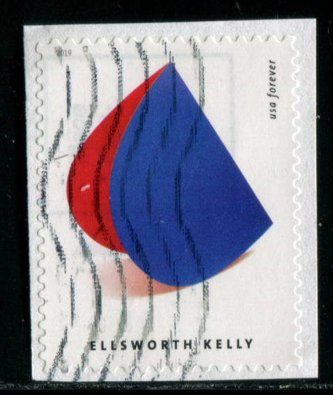 5384 US (55c) Ellsworth Kelly SA, used on paper | United States ...