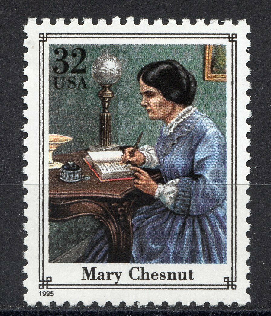 2975o * MARY CHESNUT ** CIVIL WAR AUTHOR * U.S. Postage Stamp Mint ...