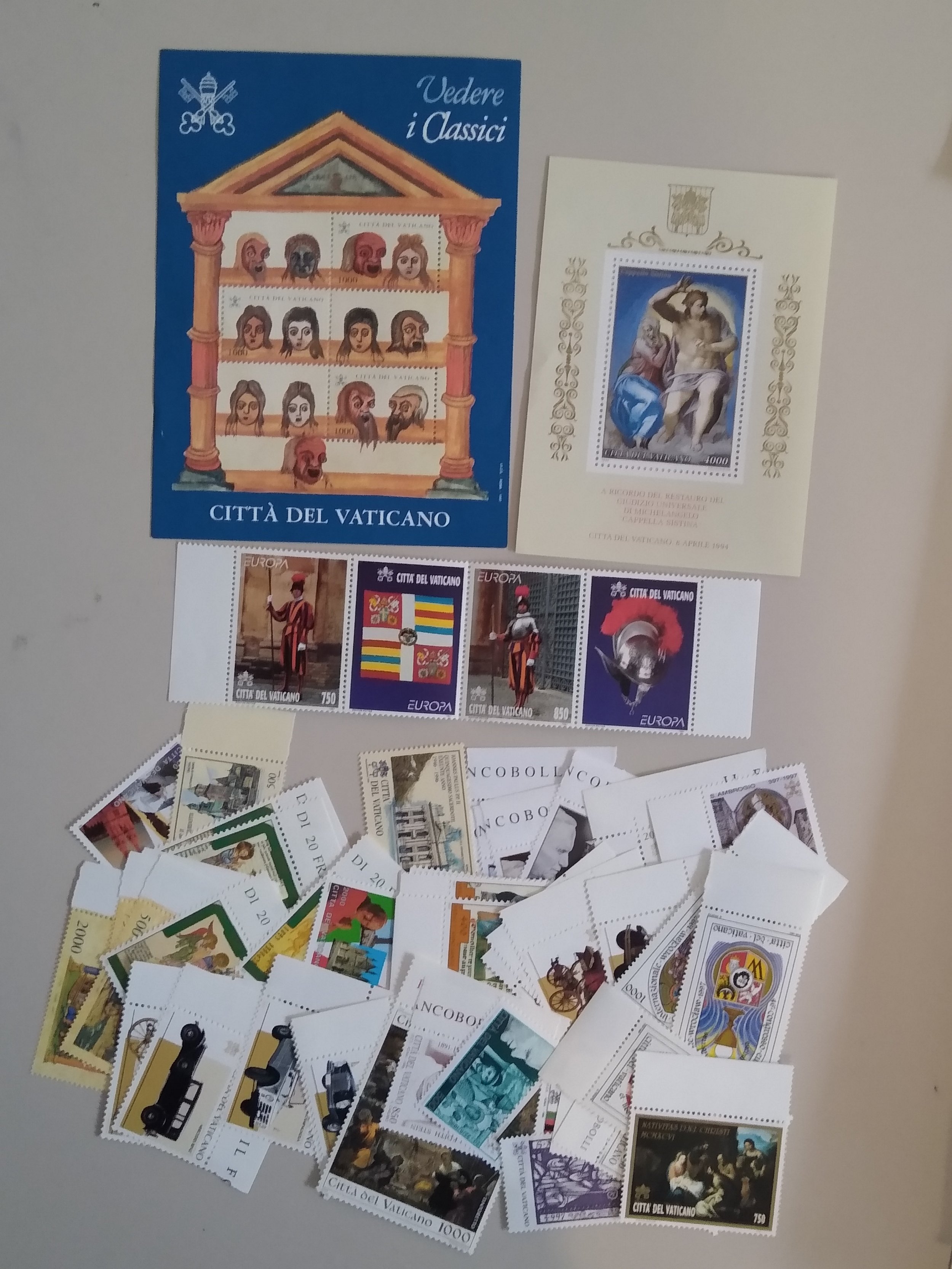 XL item Vatican City 1994-97 MNH selection CV $84.95 | Europe - Vatican ...