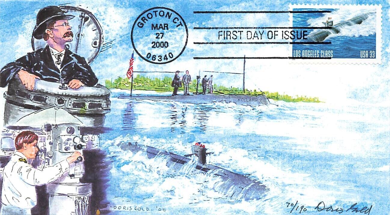 3374 LOS ANGELES CLASS SUBMARINE - Doris Gold cachet | United States ...