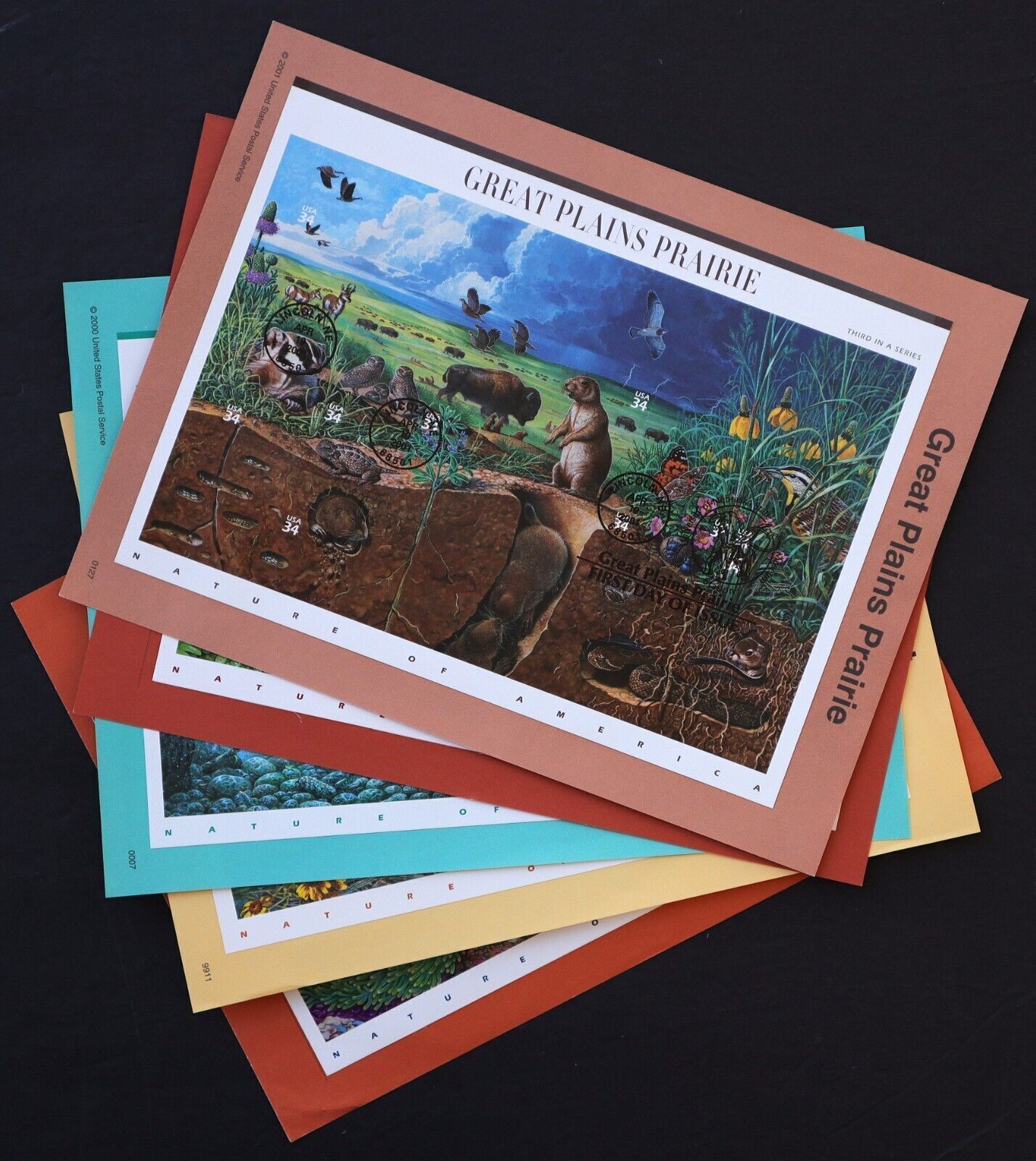 U.S. Used #3293/4198 33c/37c Lot of 5 "Nature" Souvenir Pages. | United ...