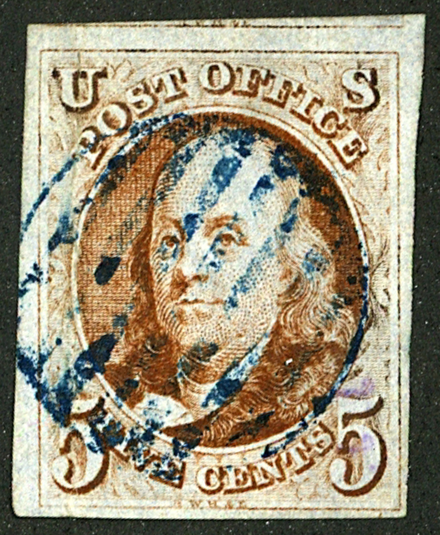 U.S. #1 USED | United States, General Issue Stamp / HipStamp