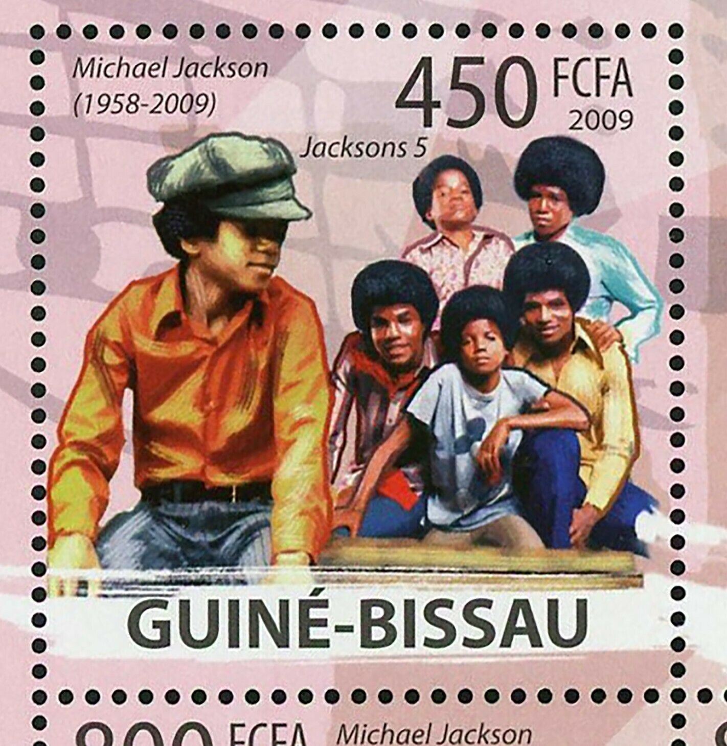 Michael Jackson Stamp Jacksons 5 Oprah Winfrey Paul McCartney S/S MNH ...