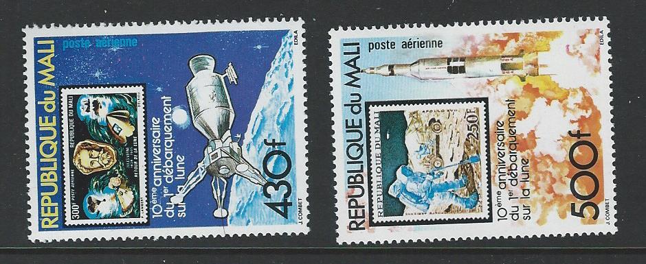 Republic of Mali mnh sc C364-C365 | Africa - Mali, Air Mail Stamp ...