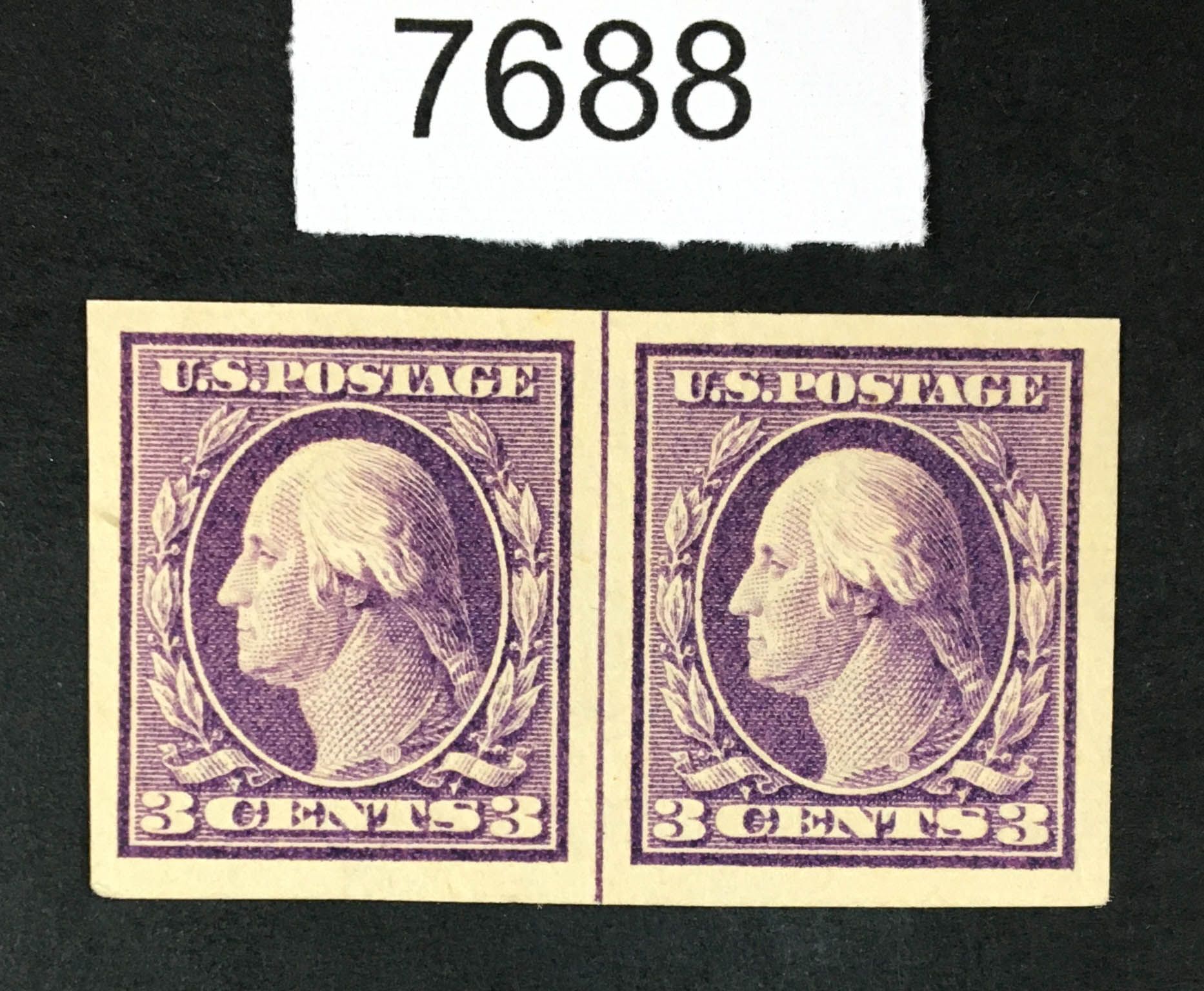 US Stamps # 483 Line Pair Mint OG NH LOT #7688 | United States, General ...