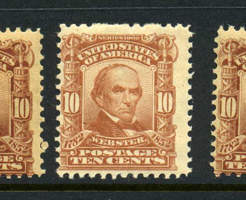 Scott #307 Daniel Webster Mint Stamp NH (Stock #307-15) | United States ...
