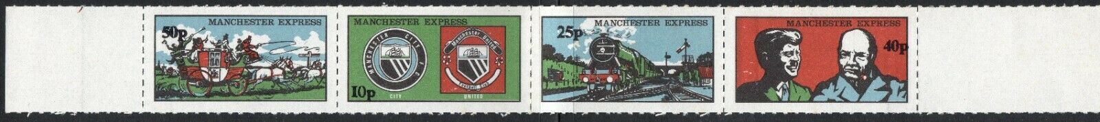 Thematic stamps GREAT BRITAIN 1971 Postal Strike "Manchester Express ...