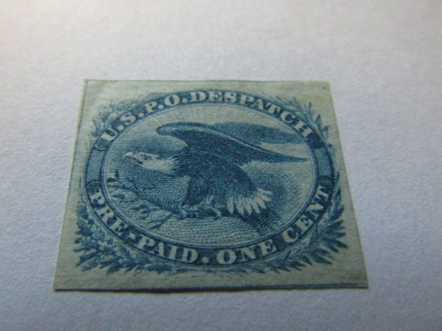 US Stamps, Sc.#LO2 MH NG, 1c U.S.P.O. Despatch Carrier 1851, | United ...