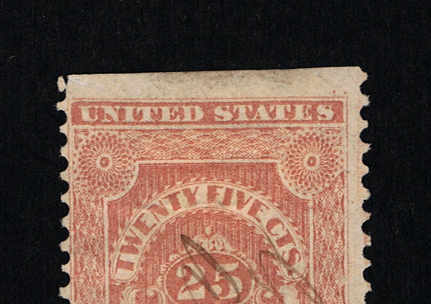 Genuine Scott R45B F-Vf 1862-71 RED 1st Issue Revenue Entry of Goods ...