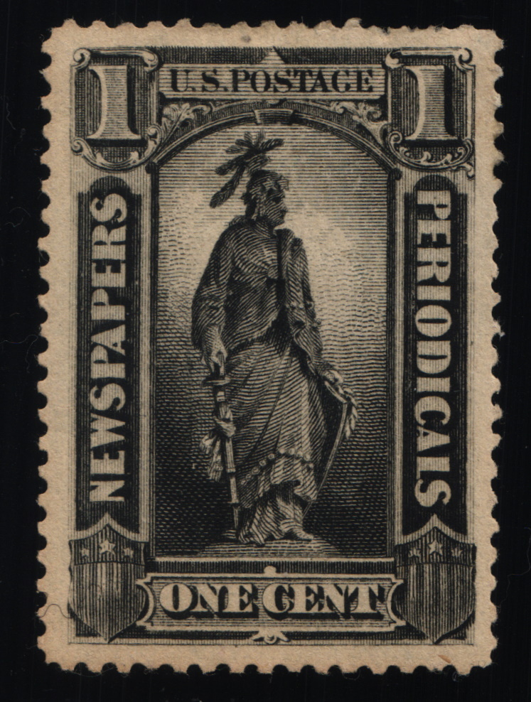 Scott #PR81 XF - 1c Black - Newspaper & Periodical Stamps - HR OG ...