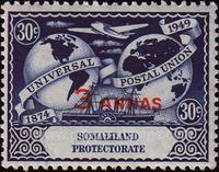 Somaliland Protectorate SG#122 Mint - 1949 3a. on 30c. - | Africa ...