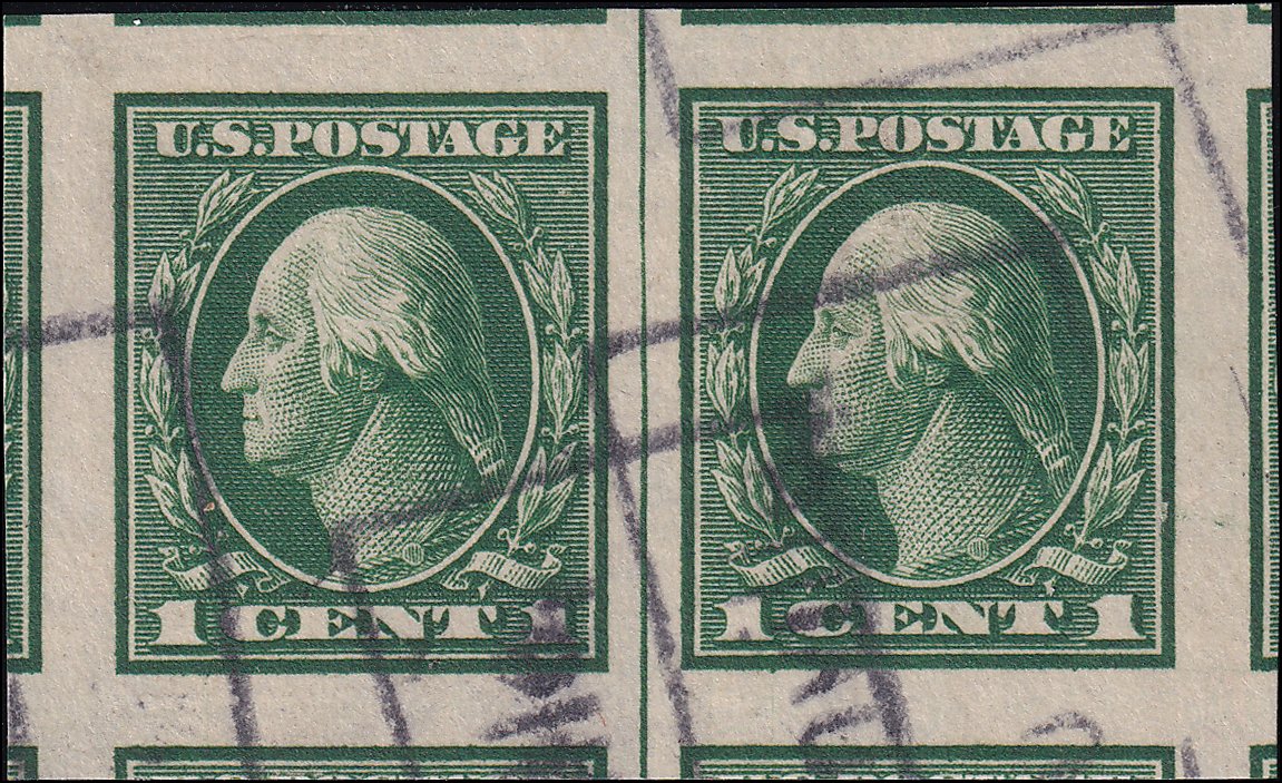 US Scott #408 Pair, PSE Grade 100J Cert, Huge Jumbo, Superb!, SMQ $175 ...