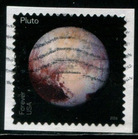 5077 US (47c) Pluto Explored SA, used on paper | United States, General ...