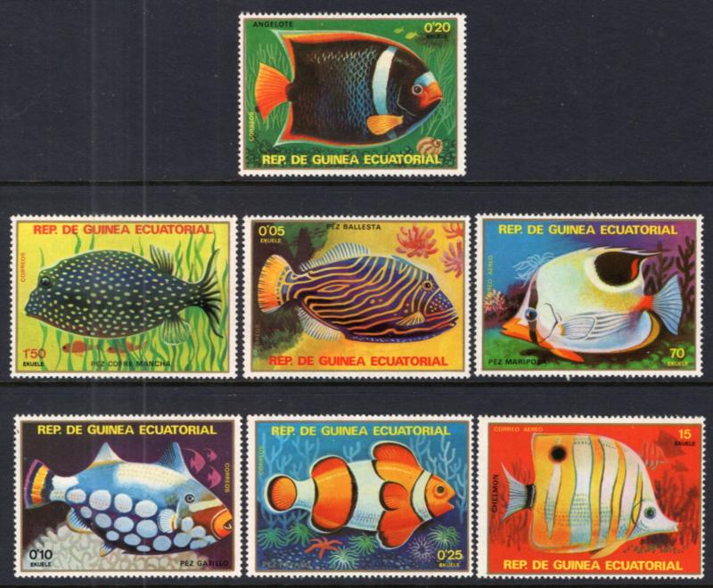Equatorial Guinea Fish MNH VF | Africa - Equatorial Guinea, Stamp ...